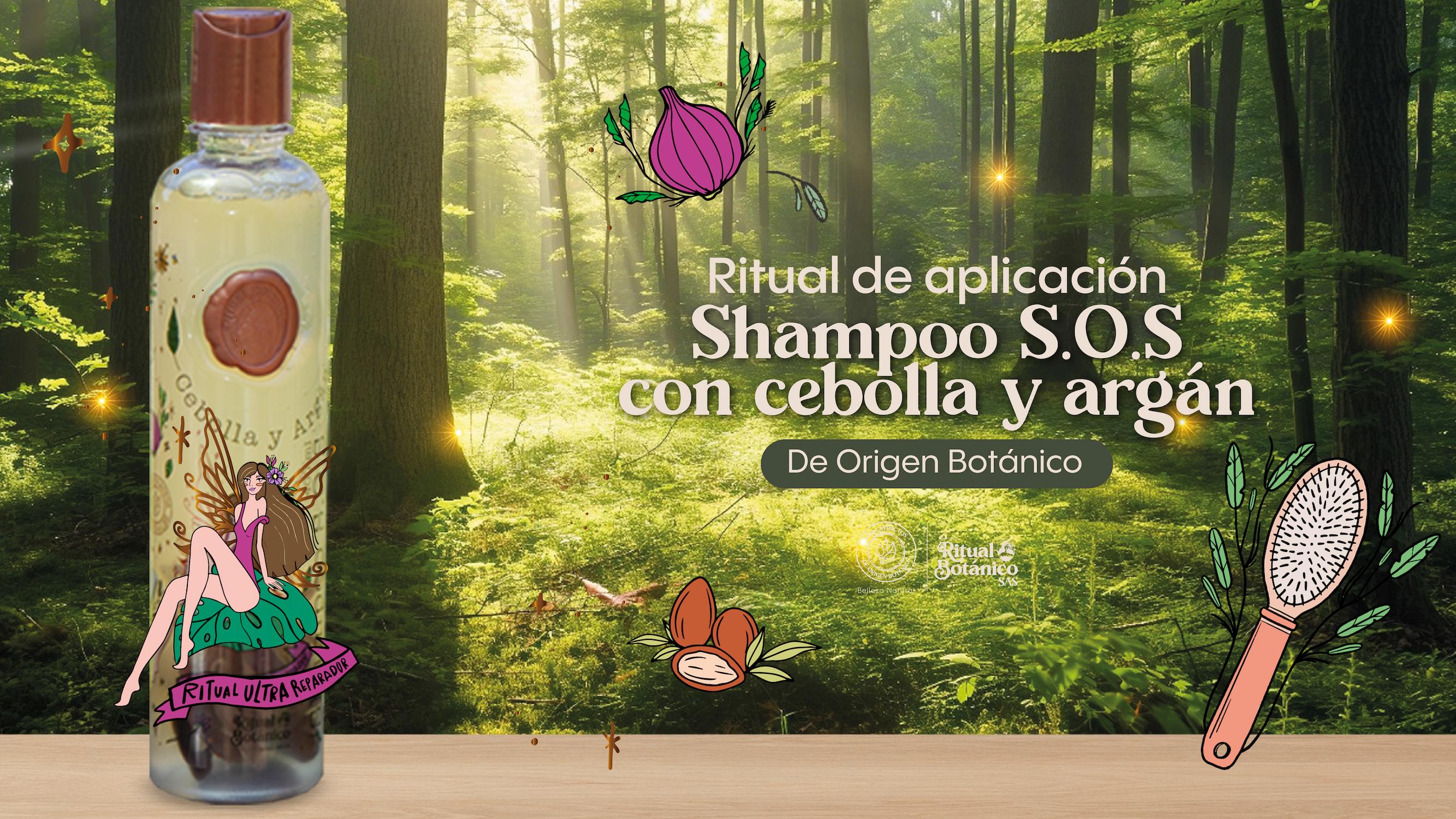 Shampoo S.O.S. Con Cebolla y Argan – origenbotanicomx